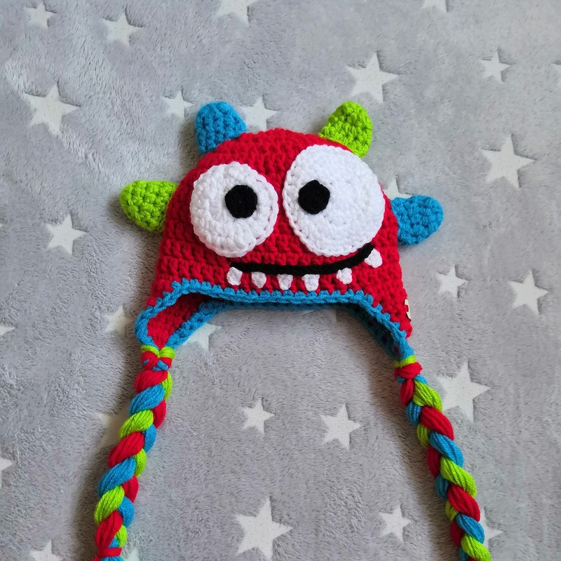 Monster Hat - Etsy
