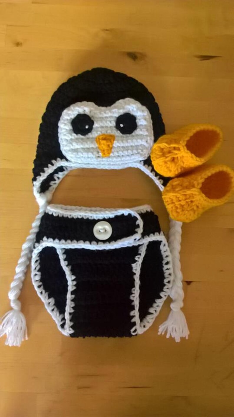 Crochet Penguin Outfit / Baby Penguin Costume / Photo Prop - Etsy UK