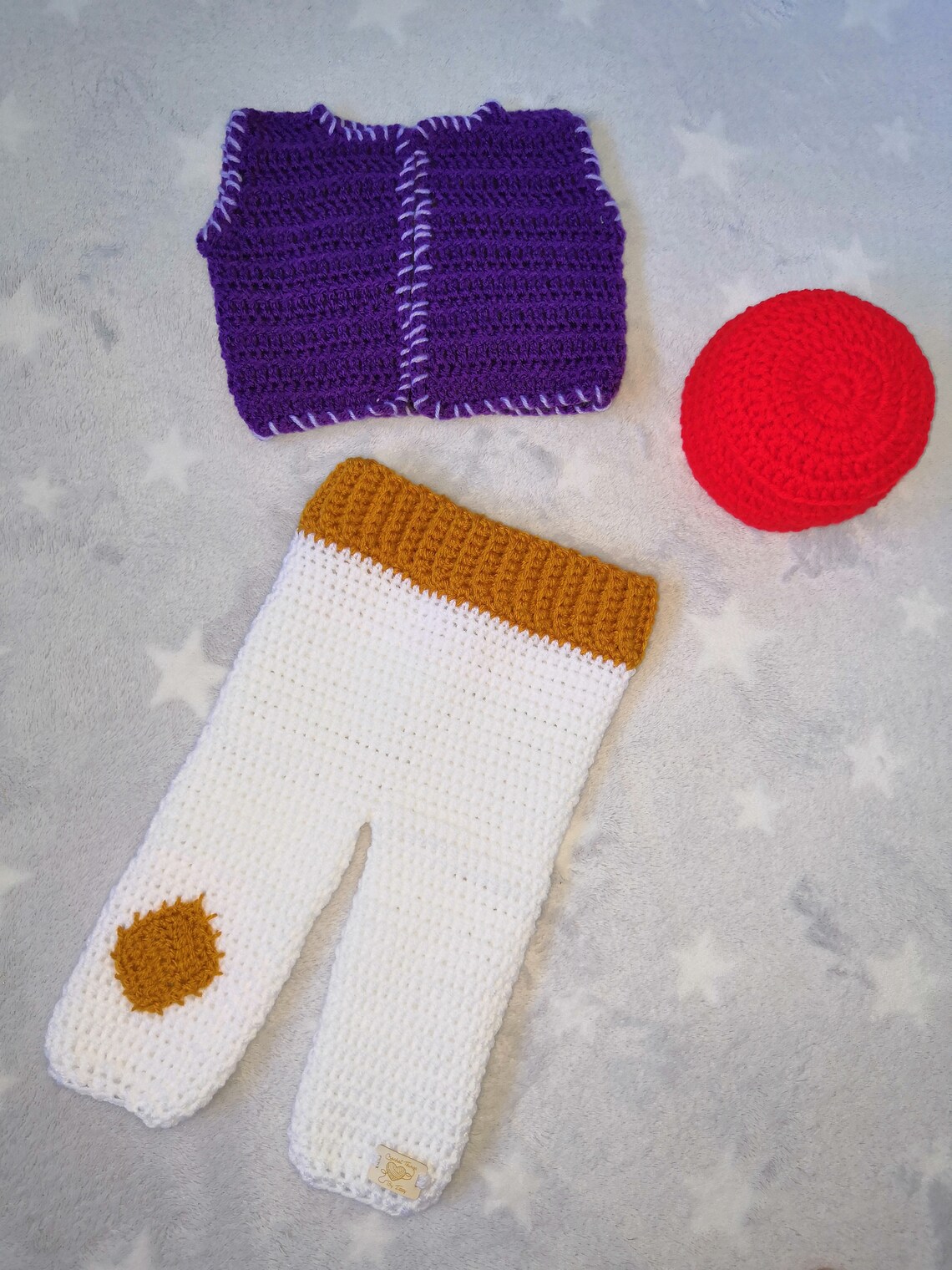 Crochet Baby Aladdin Outfit / Costume / Gift Inspired Aladdin - Etsy UK