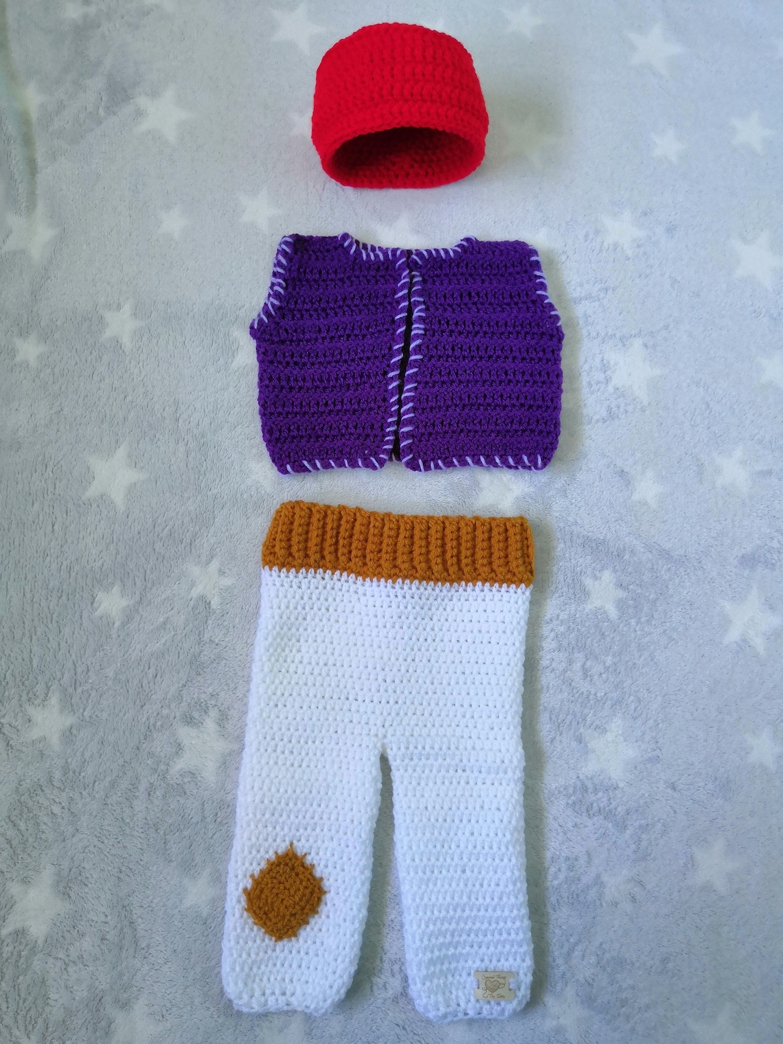 Crochet Baby Aladdin Outfit / Costume / Gift Inspired Aladdin - Etsy UK