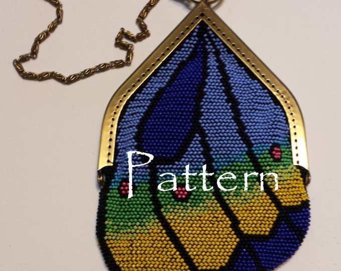 Swallowtail Beaded Purse Pattern for Bead Knitting - Etsy