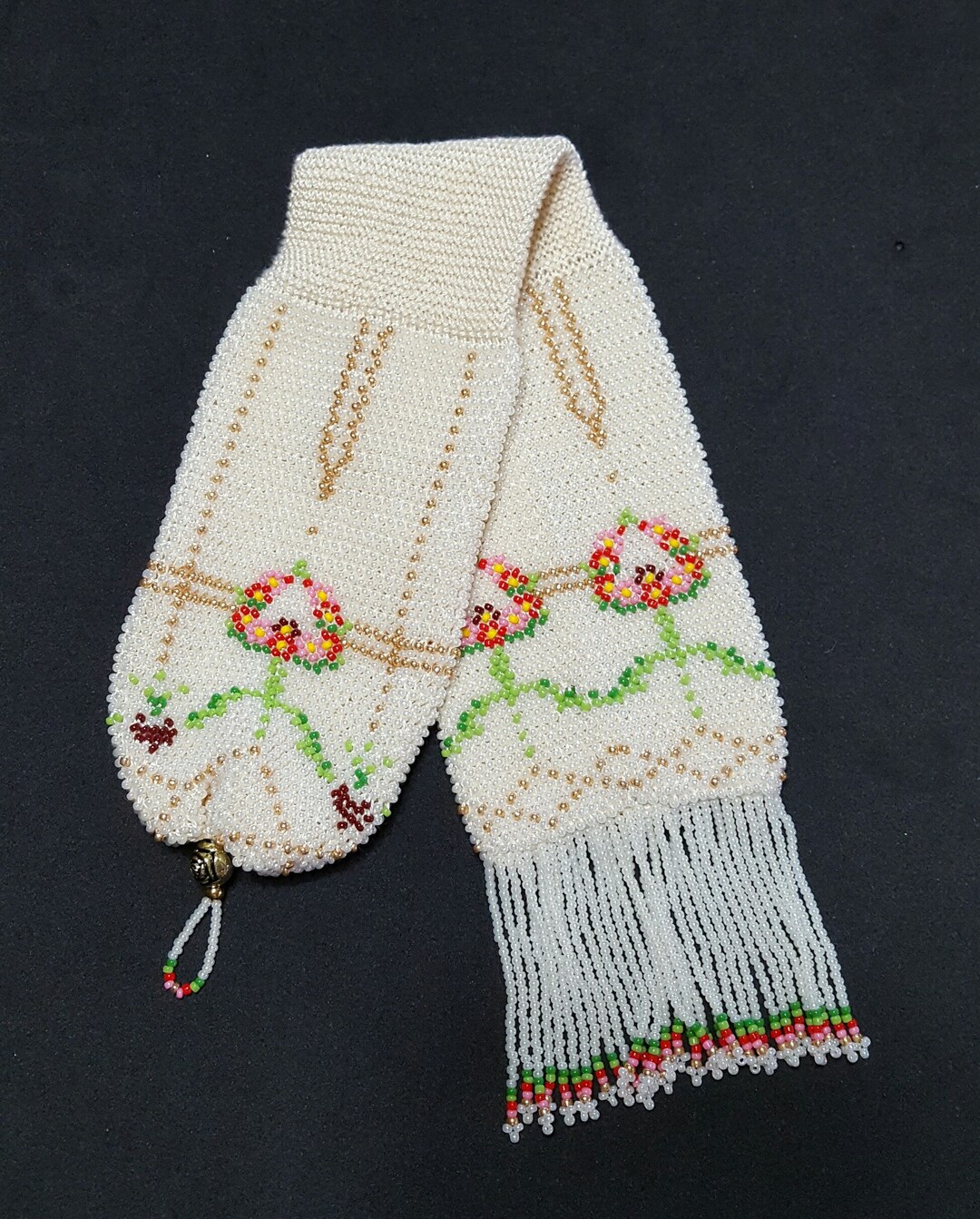 The Richmond Miser Purse Replica of Victorian Style Bead Knit Purse - Etsy