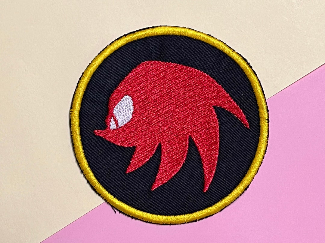 Knuckles Sonic Embroidery Patch - Etsy