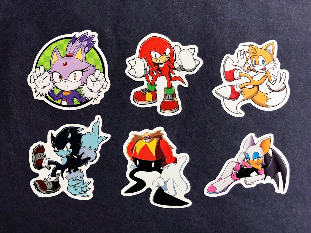 Sonic Stickers Set - Etsy