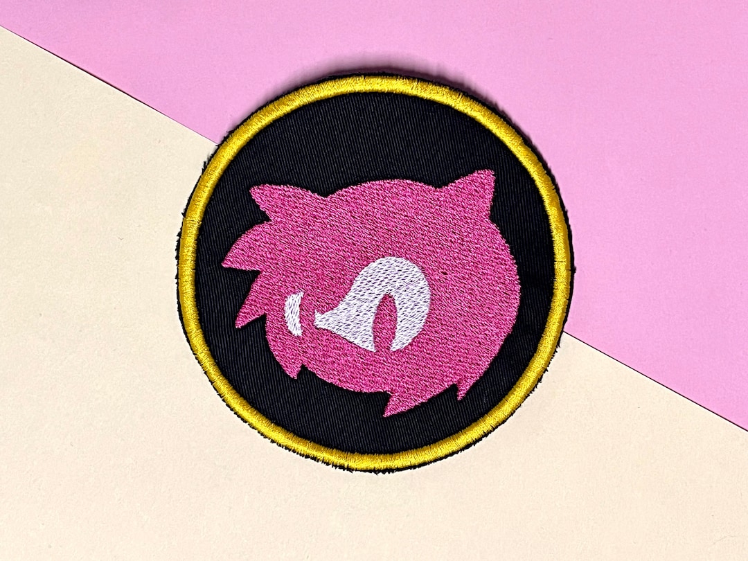 Amy Rose Sonic Embroidery Patch - Etsy