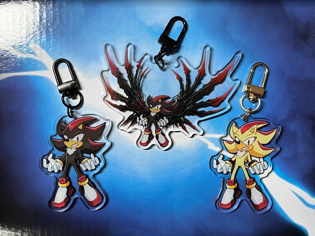 Fearless Super Shadow Doom Wings Acrylic Keychain - Etsy