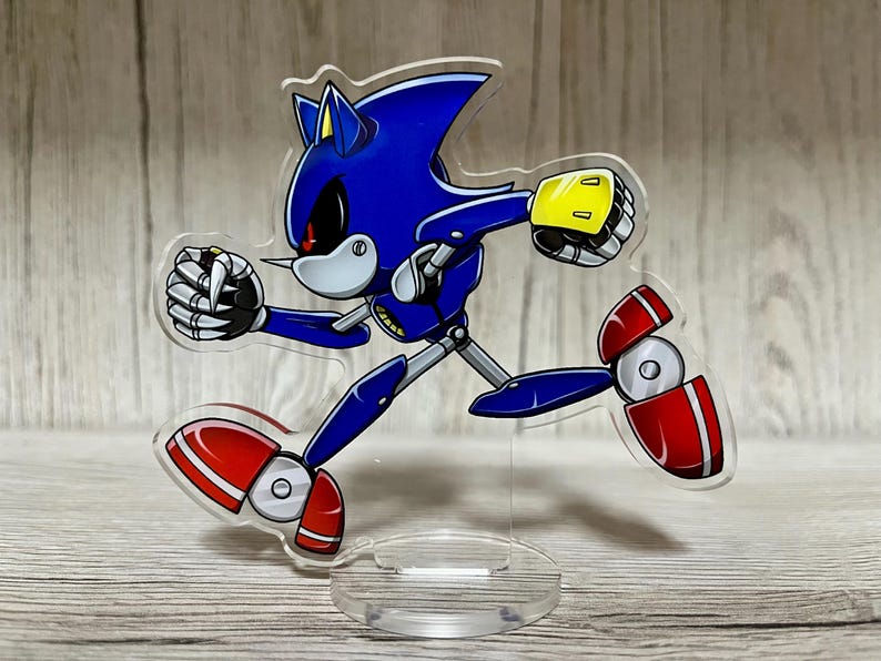 Sonic X Shadow X Metal Sonic Race Acrylic Standee - Etsy