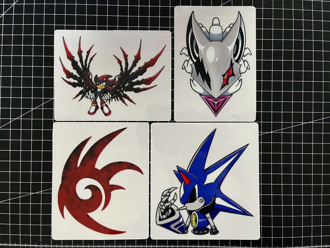 Transfer Sticker Shadow Infinite Neo Metal Sonic - Etsy