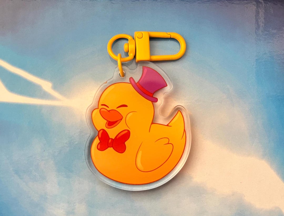 Lucifer Duck Hazbin Hotel Keychain Charms - Etsy