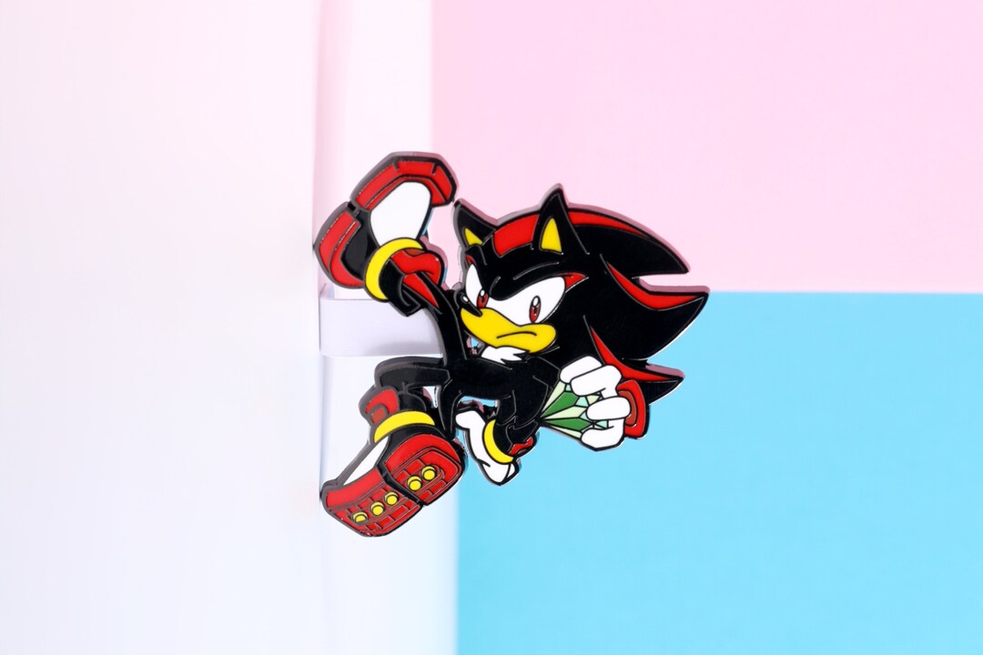 Shadow the Hedgehog Enamel Pin - Etsy