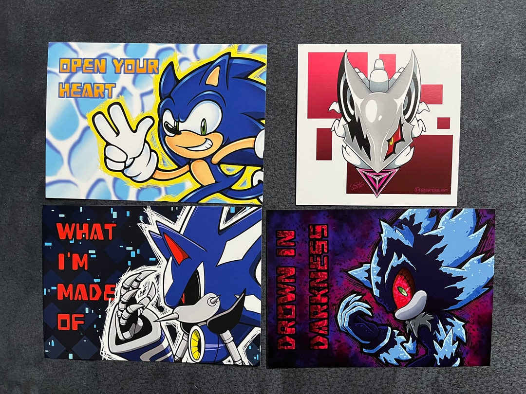 Mephiles Print A6 - Etsy