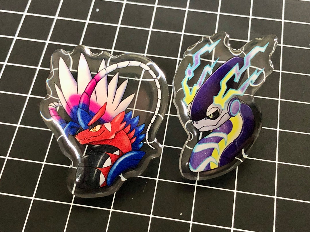 Miraidon & Koraidon Acrylic Pins - Etsy