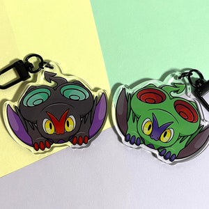 Chibi Rayquaza & Noivern Keychain - Etsy