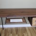 Keyboard Tray Reclaimed Wood Desk Add on Reclaimed Wood Sliding ...