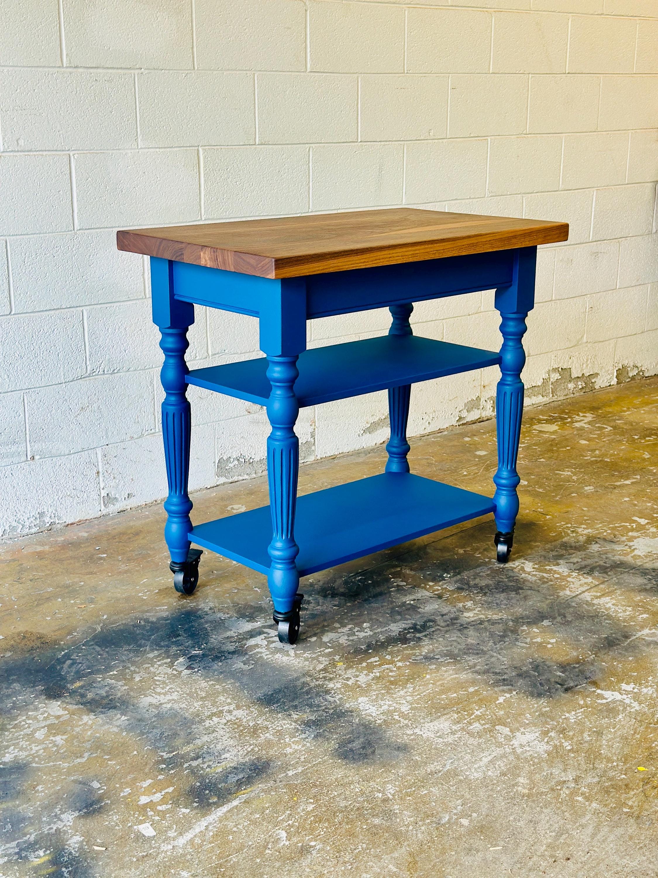 Handmade Reclaimed Wood Butcher Block Kitchen Island Counter - Etsy
