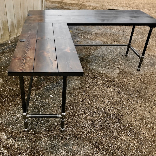 Distressed Desk - Etsy