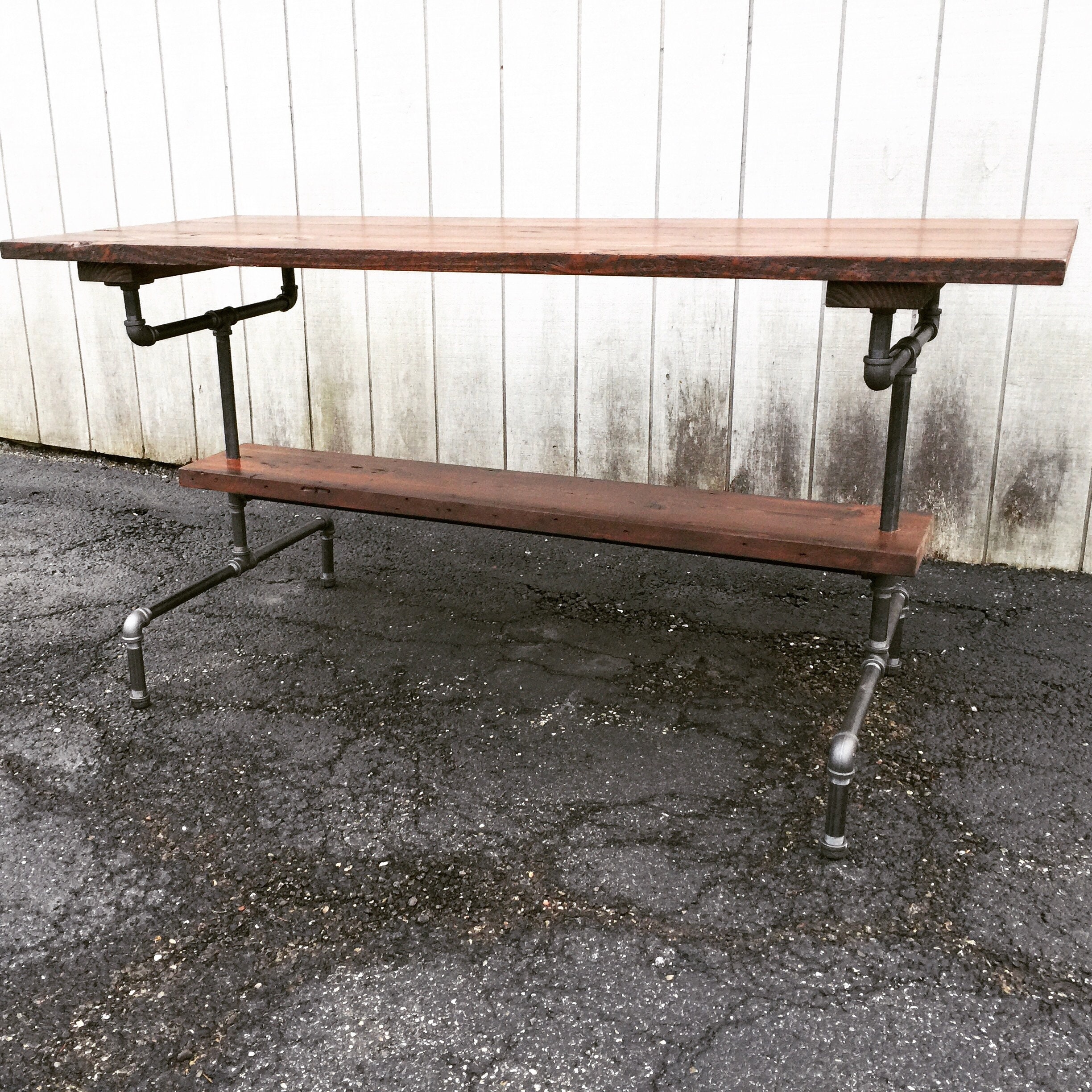 Raise the Bar Outdoor Patio Bar Table Reclaimed Wood Dining | Etsy