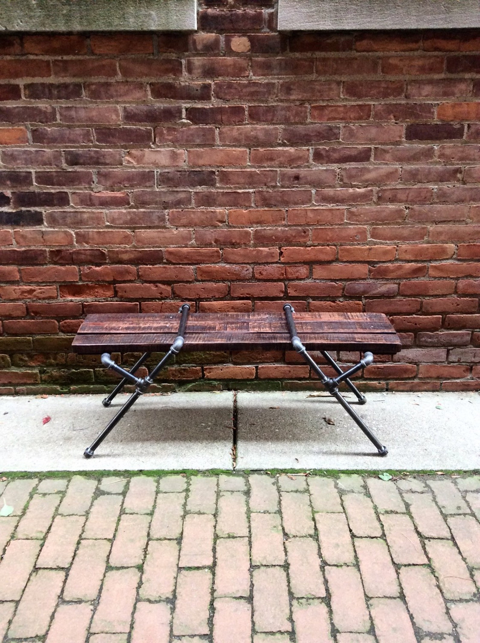 Factory Bench Reclaimed Wood Entry Bench Dining Bench | Etsy