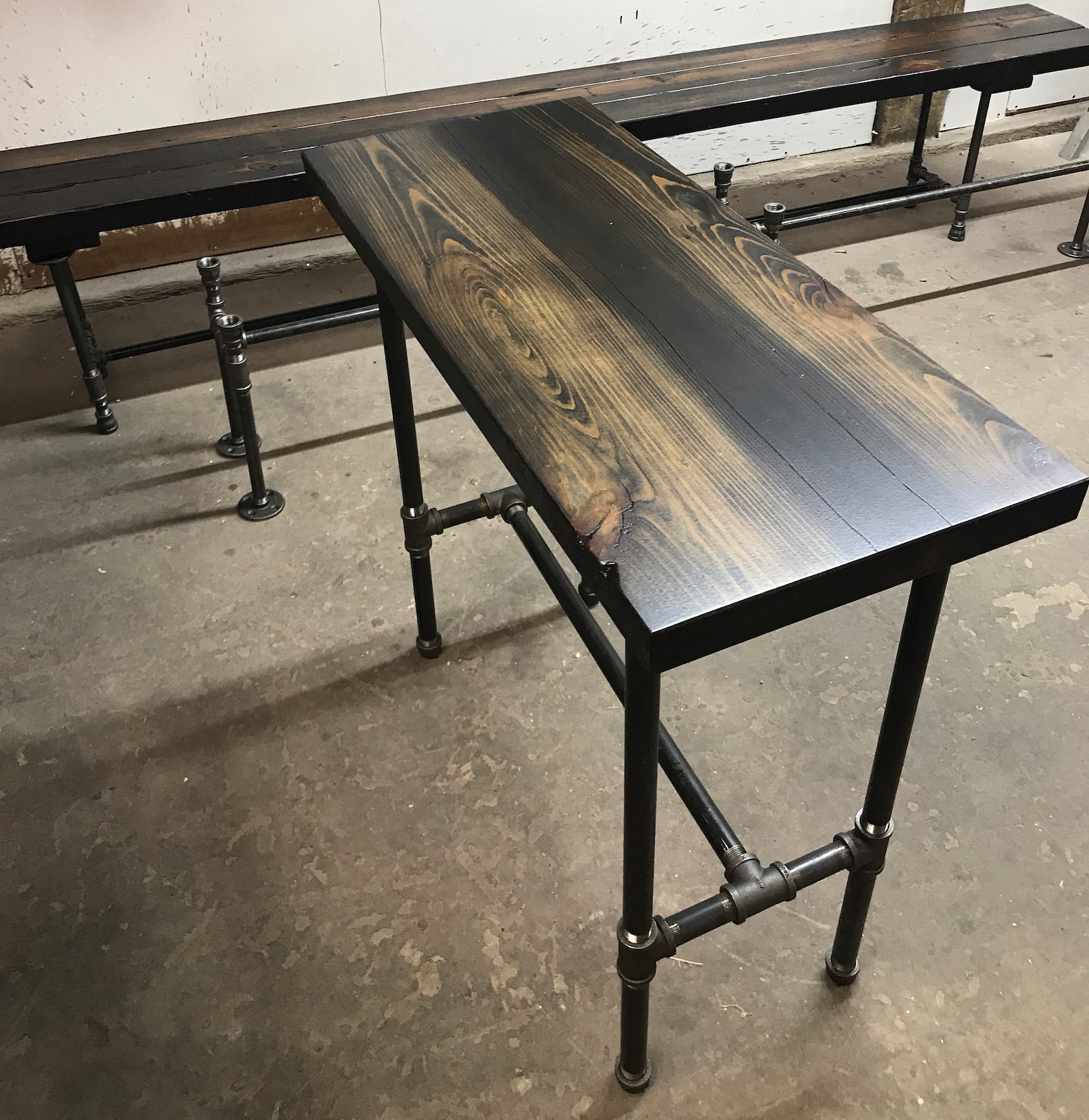 Reclaimed Wood Desk Rustic Office Desk the Quartermaster's | Etsy