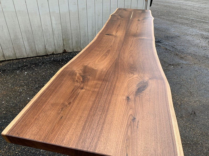 Black Walnut Live Edge Slab Countertop Butcher Block Tabletop - Etsy Black Walnut Live Edge Slab Countertop Butcher Block Tabletop - Etsy