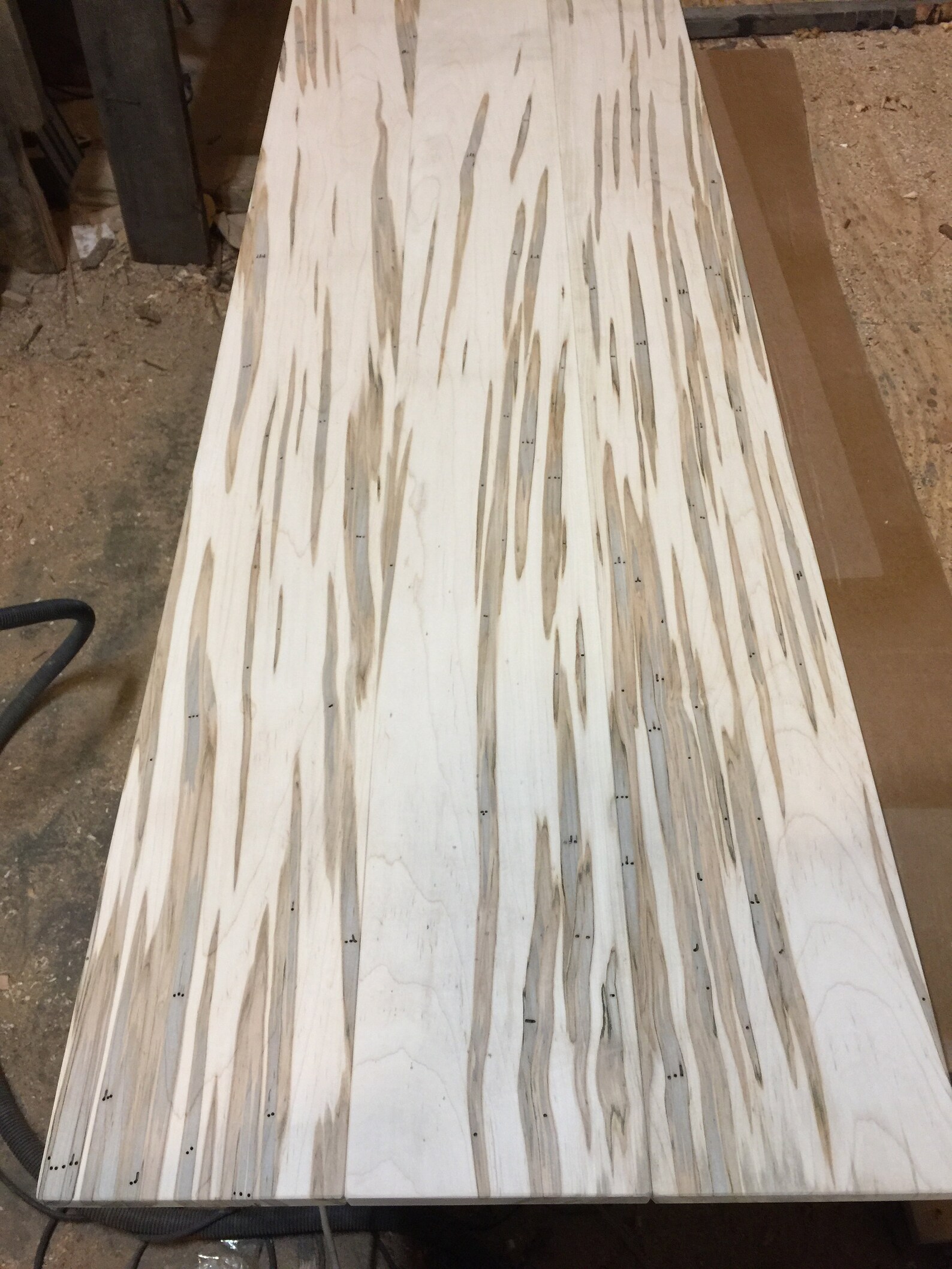 Reclaimed Maple Slab Countertop Ambrosia Maple Tabletop | Etsy