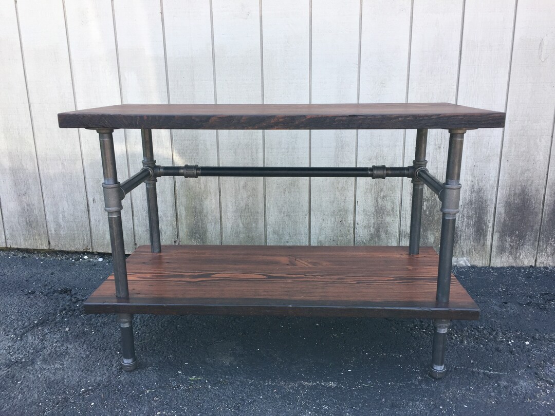 Pipe Cube Bookshelf, Industrial Storage Bin, Pipe Bookshelf ...