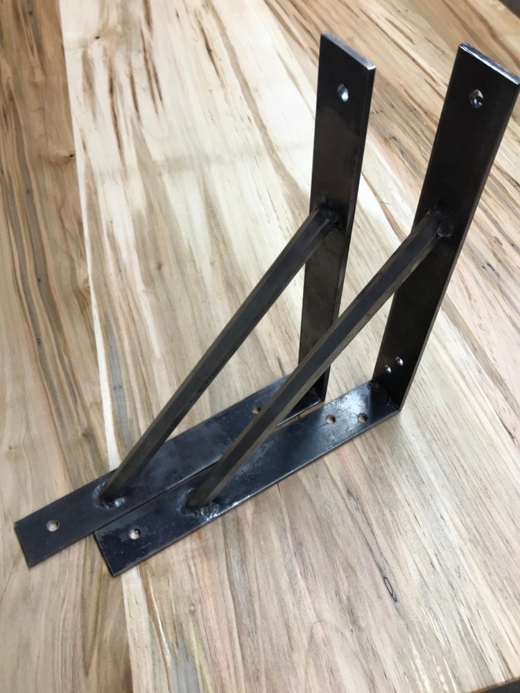 Floating Bookshelf Bracket Angle Iron Available as Handmade - Etsy Canada