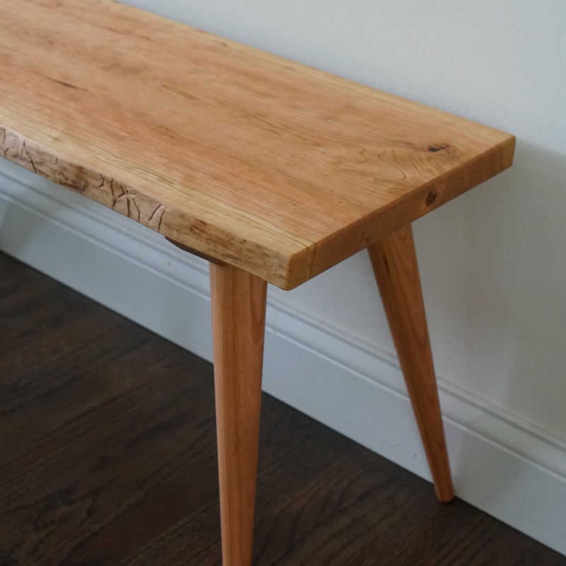 Small Wood Bench - Etsy
