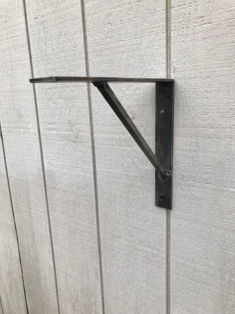 Floating Bookshelf Bracket Angle Iron Available as Handmade | Etsy Canada