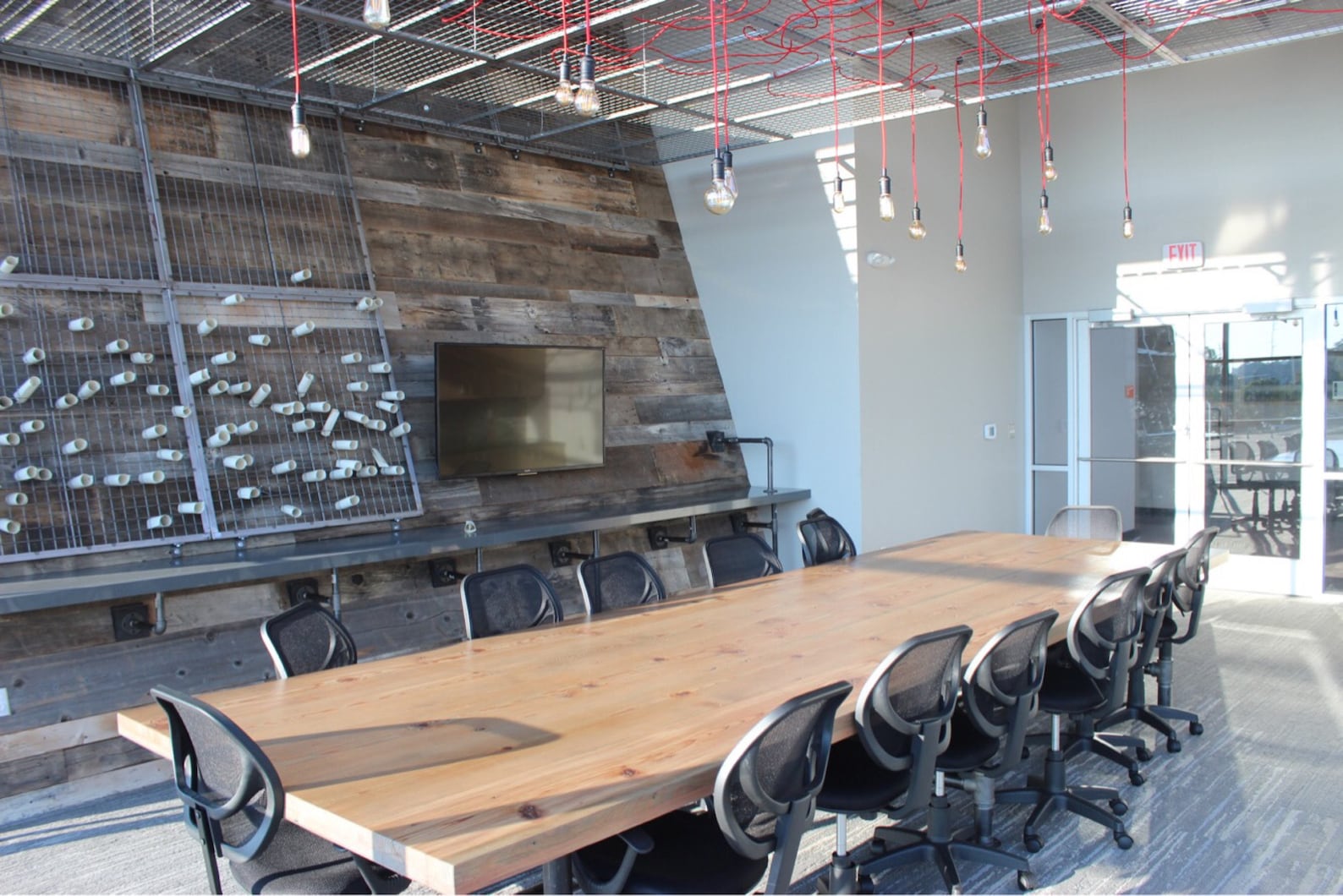 Live Edge Walnut Custom Conference Table, Industrial Base - Etsy