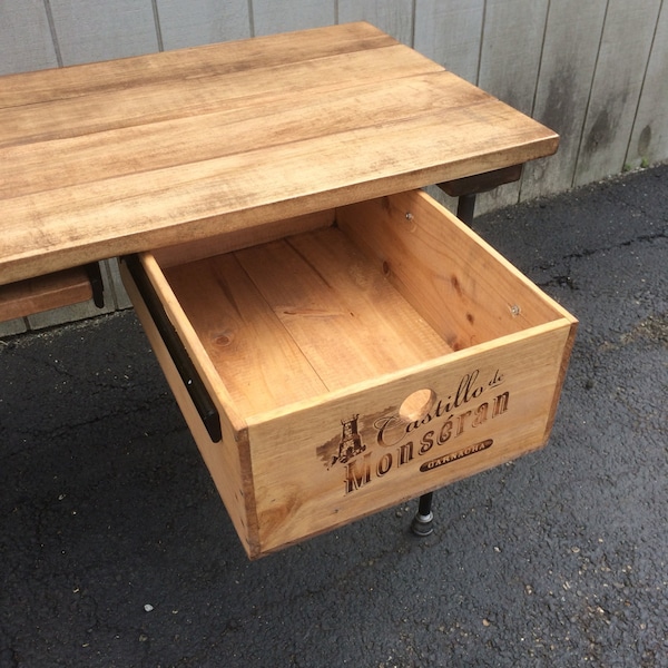Reclaimed Wood Desk - Etsy