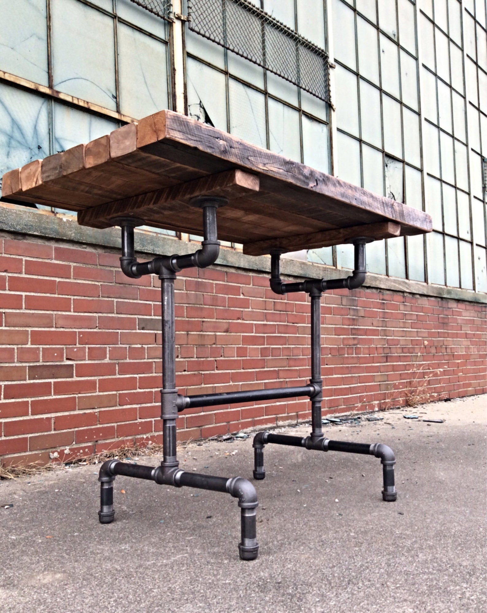 Raise the Bar Outdoor Patio Bar Table Reclaimed Wood Dining Table ...