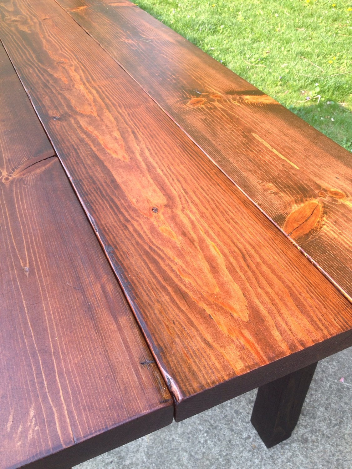 Pub Table Reclaimed Wood Farmhouse Dining Table With Parsons - Etsy