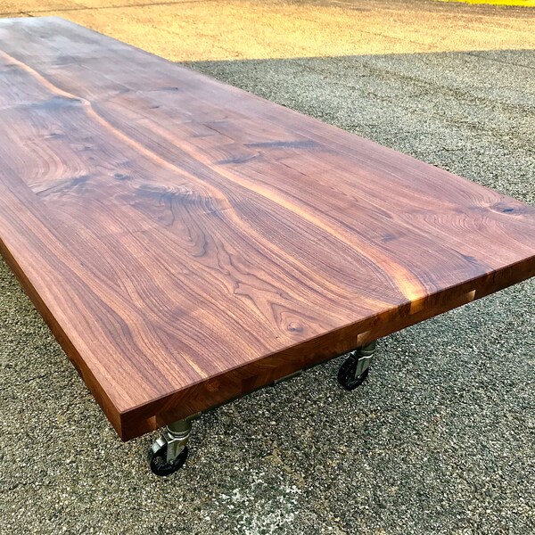 Wood Slab Table - Etsy