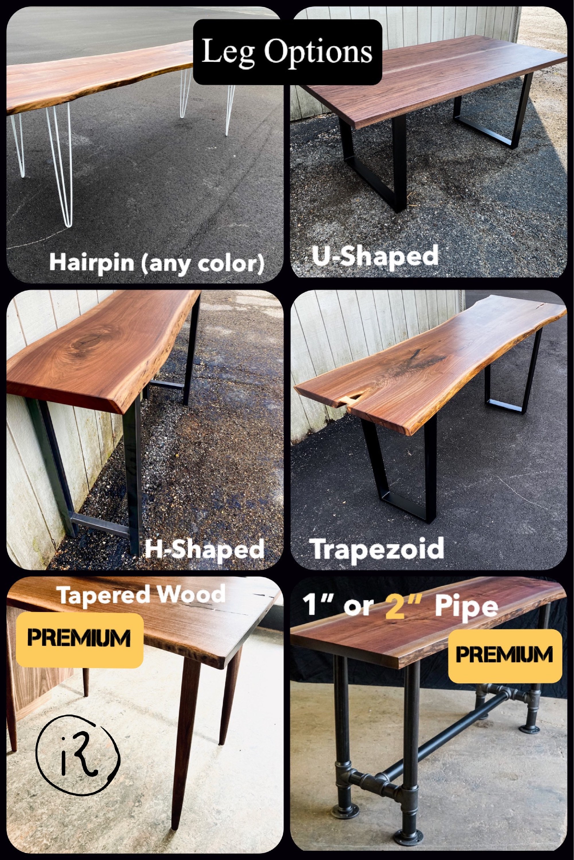 Maple Table With Black Steel Legs and Ambrosia Figured Maple | Etsy