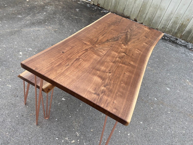 Scandinavian Table Walnut Bar Table Walnut Table Desk Live - Etsy