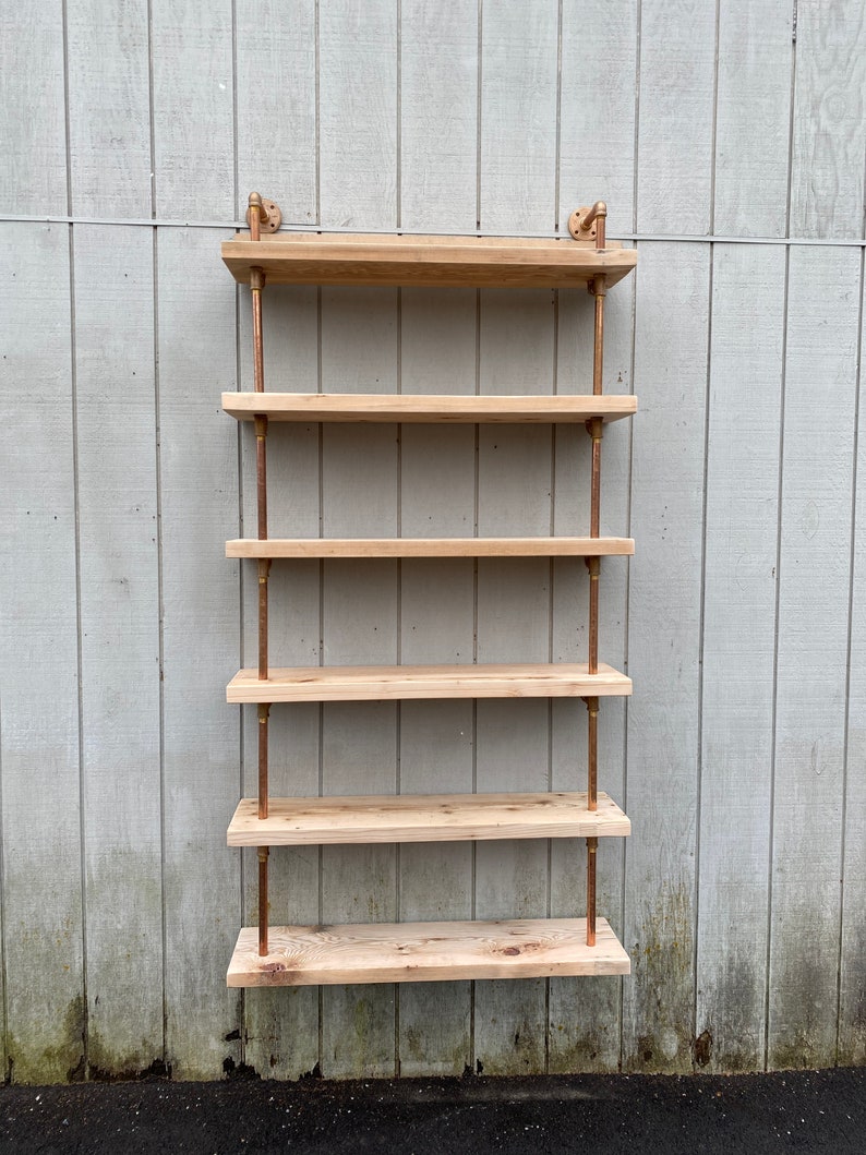 Custom Brass Pipe Bar Shelf Ceiling Mounted Gold Bar Shelf - Etsy