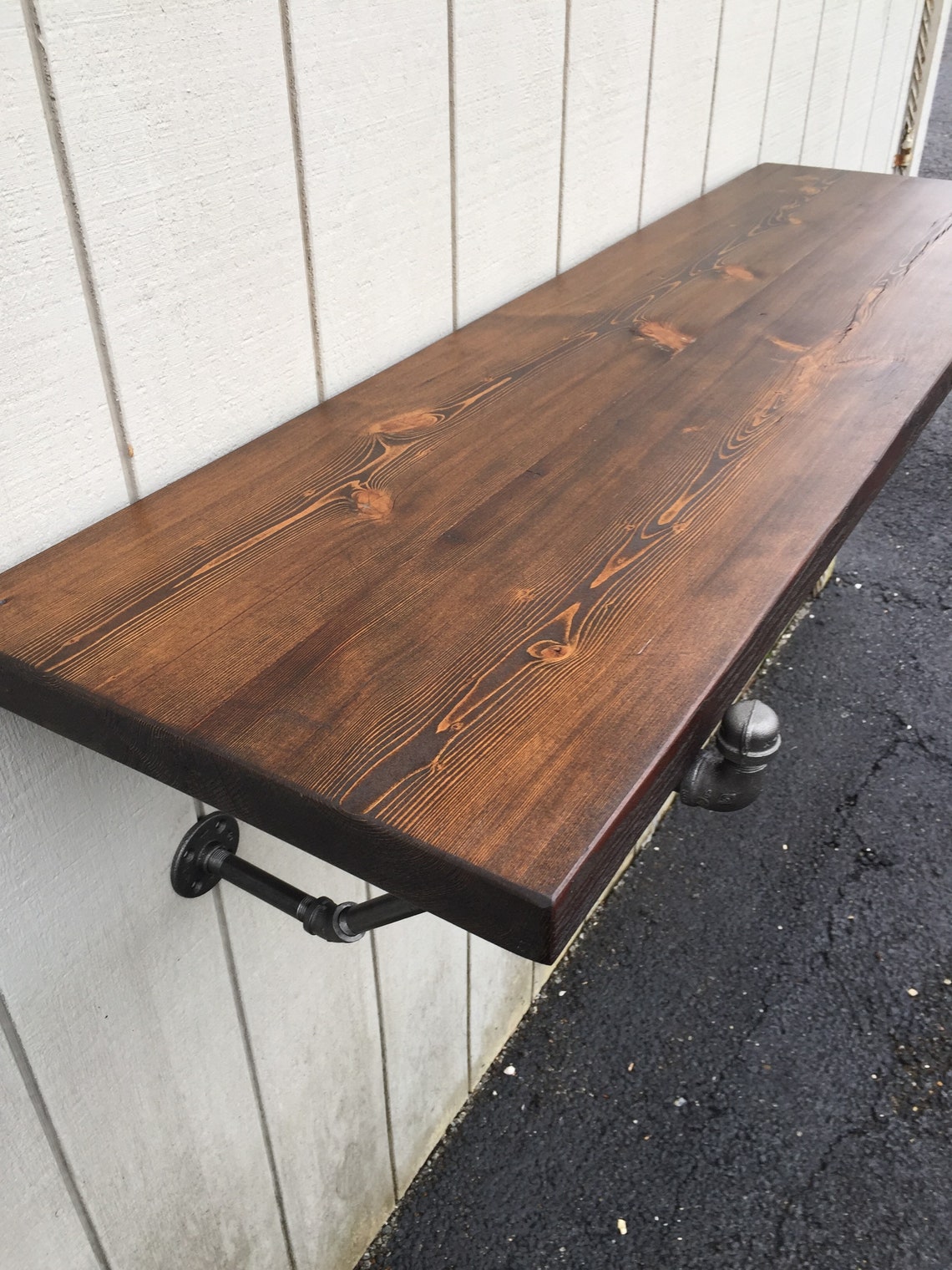 The Lodge Mantel Wall Mounted Bar Table Floating Desk Shelf - Etsy