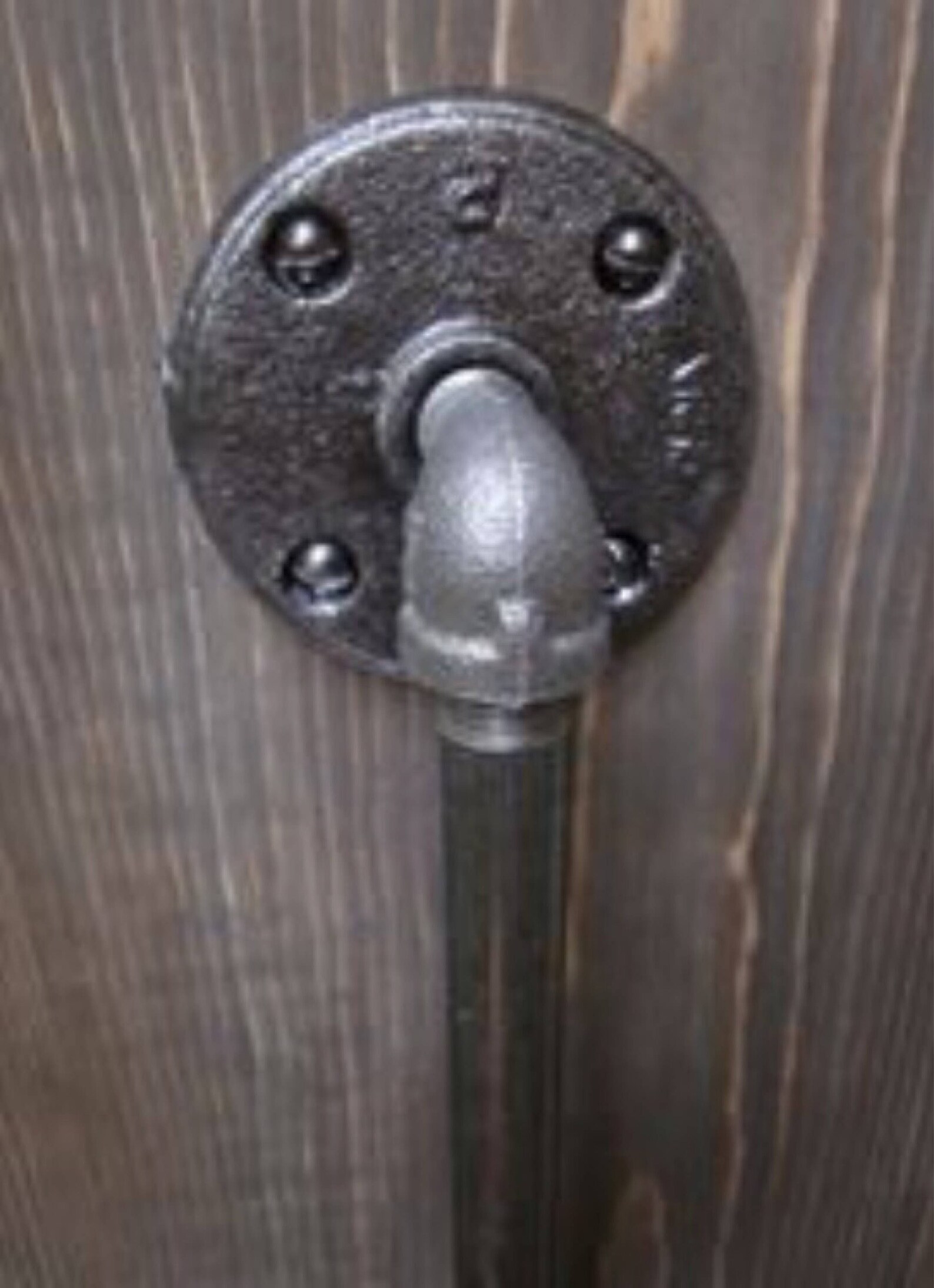 Black Iron Pipe Door Handle – Industrial Drawer Pull - Etsy