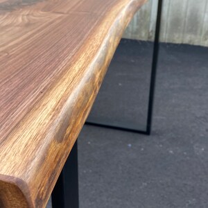 The Foundry Table Reclaimed Bar Table Solid Black Walnut Dining Table ...