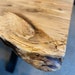 Large Live Edge Table Maple Live Edge Table Light Wood Table With Steel ...