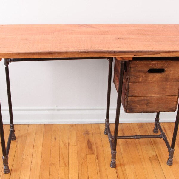 Reclaimed Wood Desk - Etsy