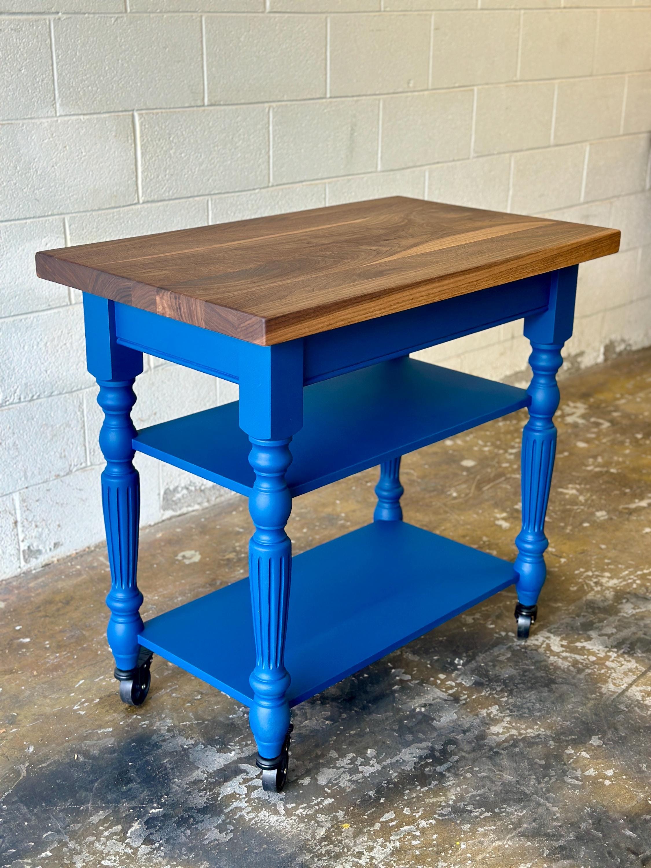 Handmade Reclaimed Wood Butcher Block Kitchen Island Counter - Etsy