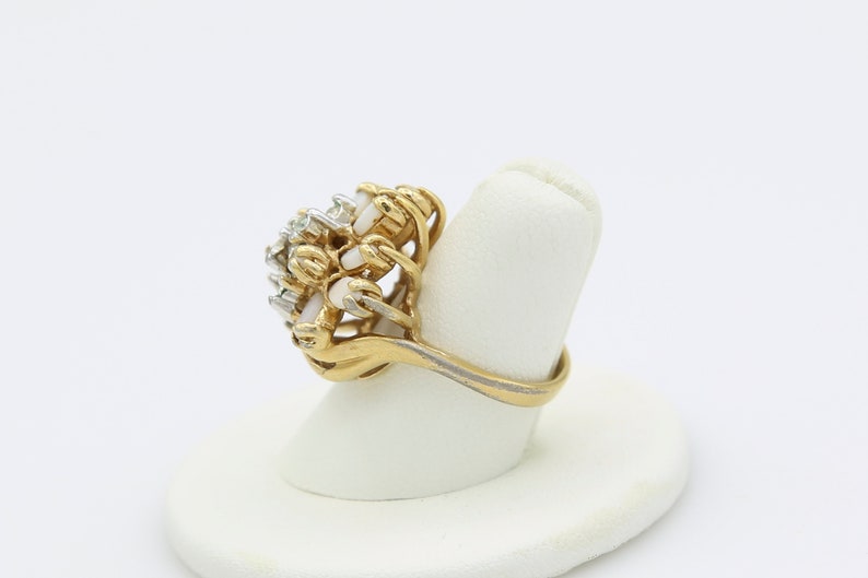 Vintage Sarah Coventry 1978 Romantic Cluster Ring: Goldentone ...