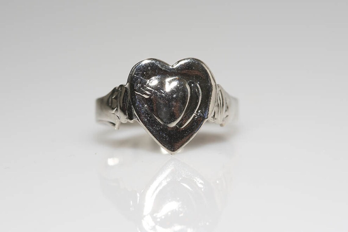 Silver Sweetheart Ring - Etsy