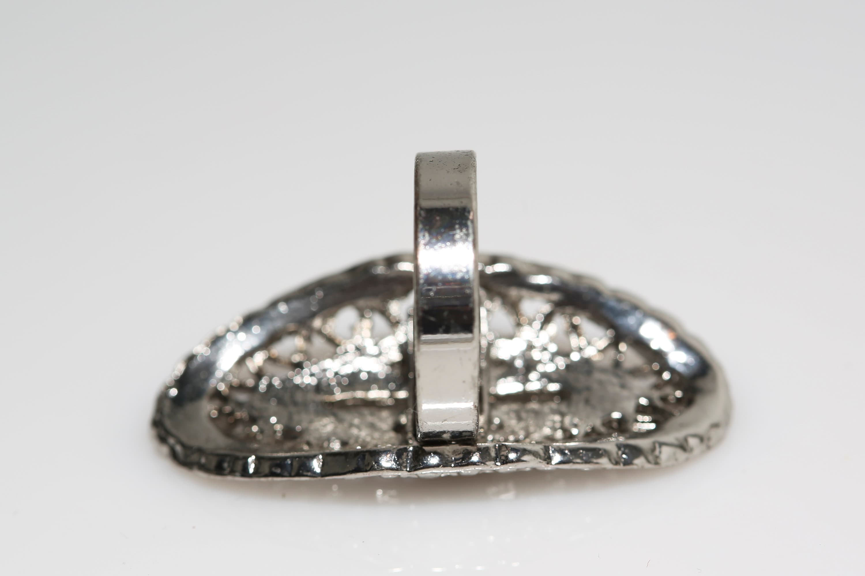 Silver Openwork Ring