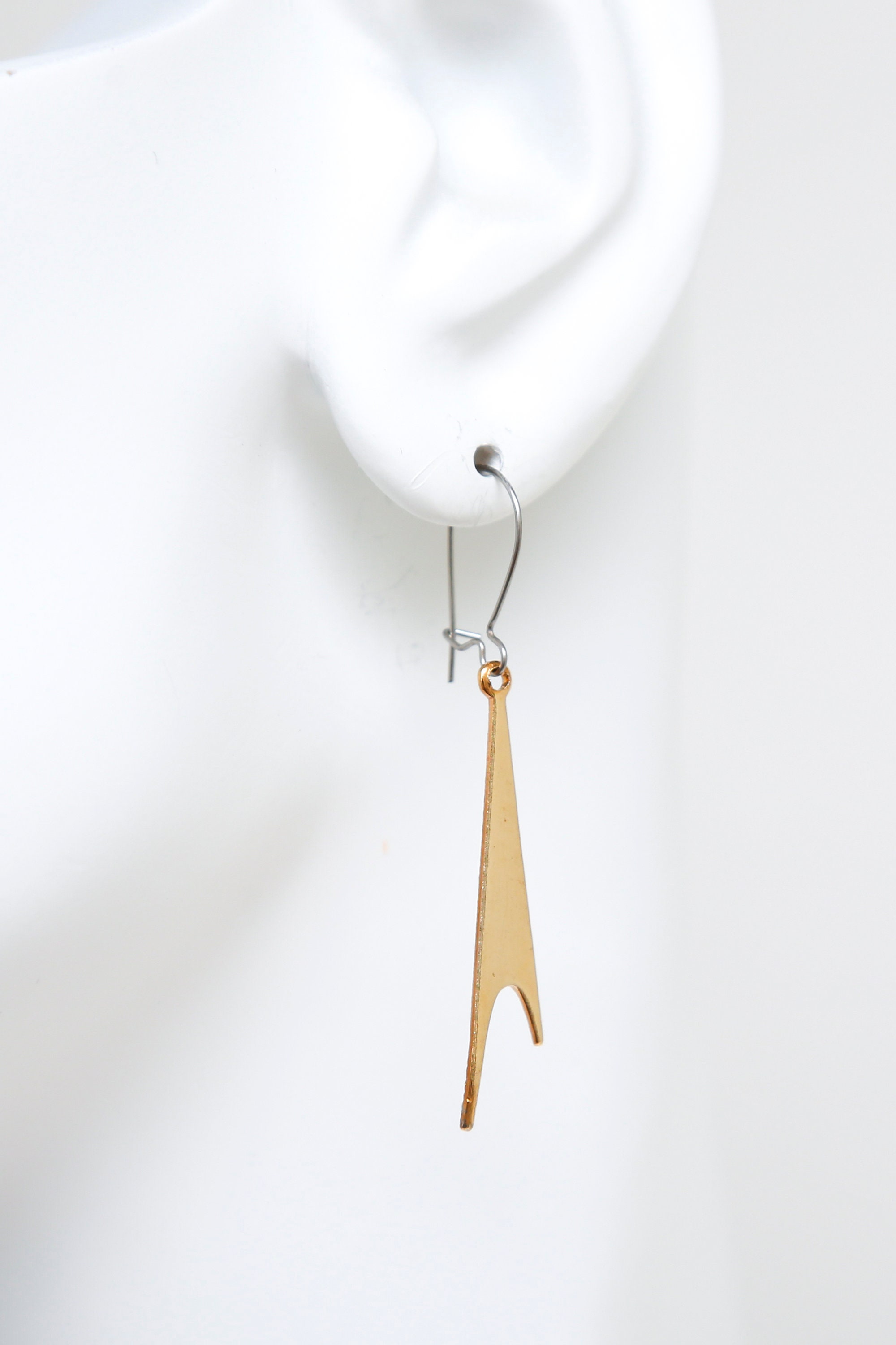 Vintage Atomic Flare Earrings