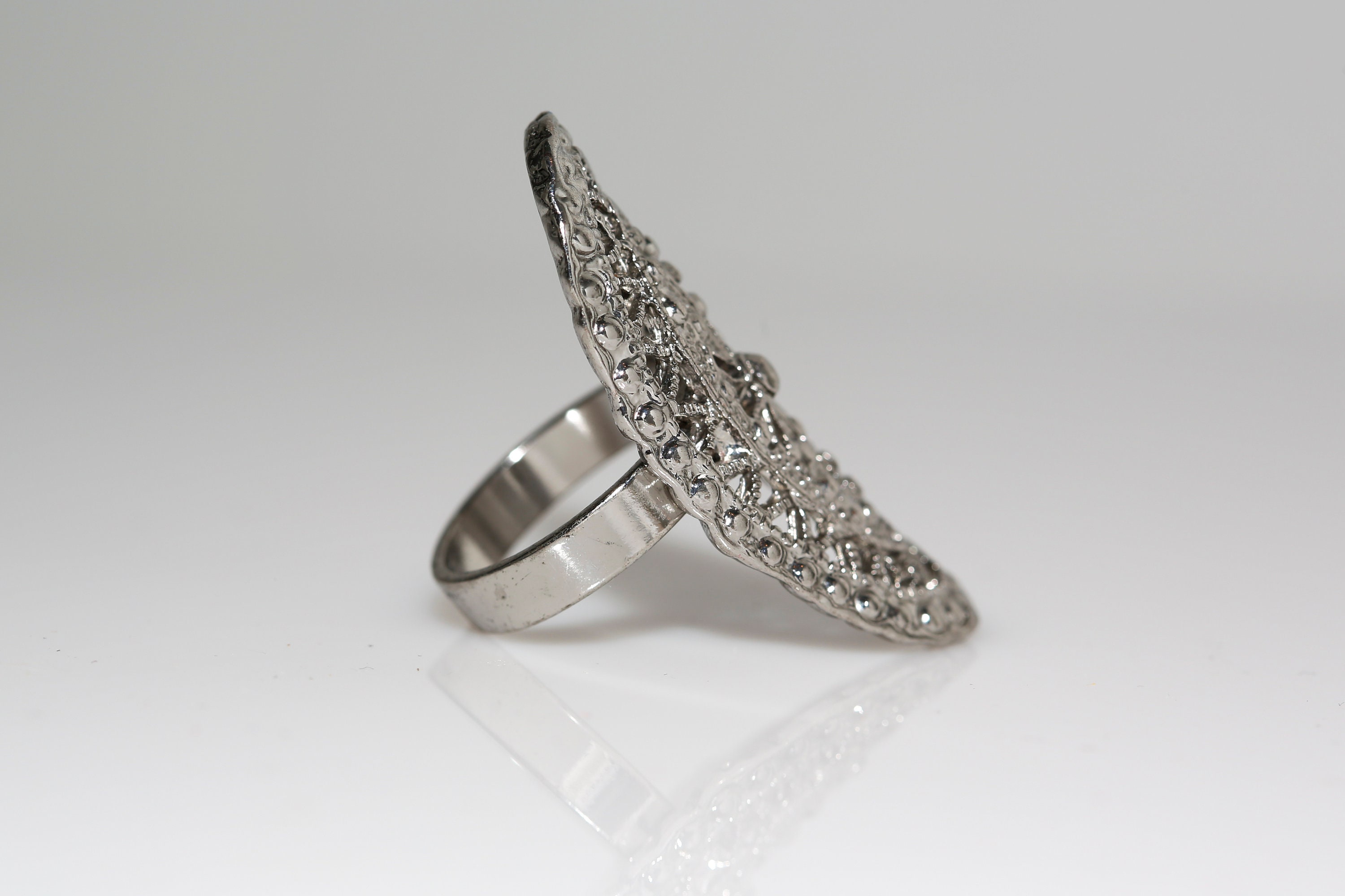 Silver Openwork Ring