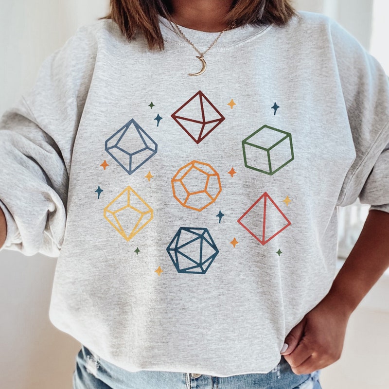 Vintage Dnd Dice Sweater - Etsy