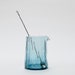 Cocktail Mixing Glass, Hand Blown, Steel Blue, Free Shipping - Etsy